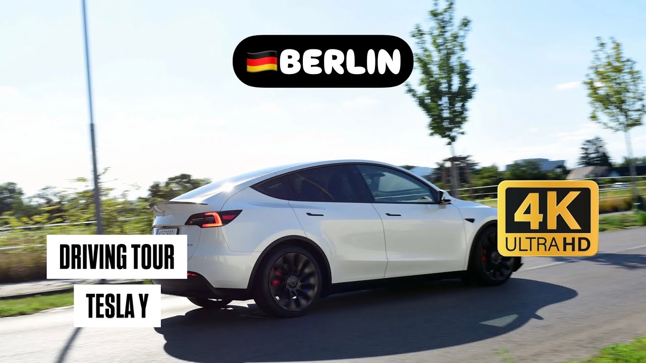 BERLIN GERMANY| POV: DRIVING TOUR TESLA MODEL Y| 4K – HDR – 60FPS ...