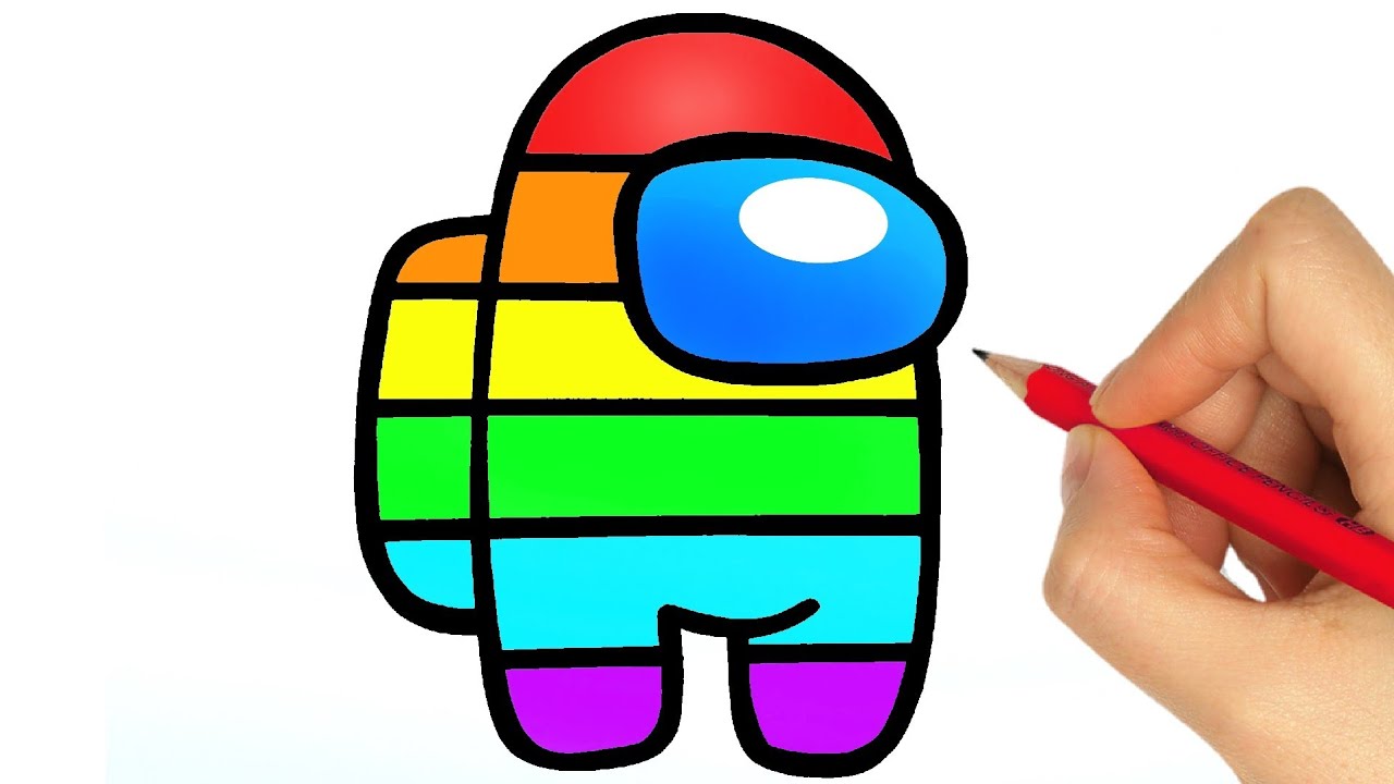 HOW TO DRAW AMONG US EASY STEP BY STEP - YouTube