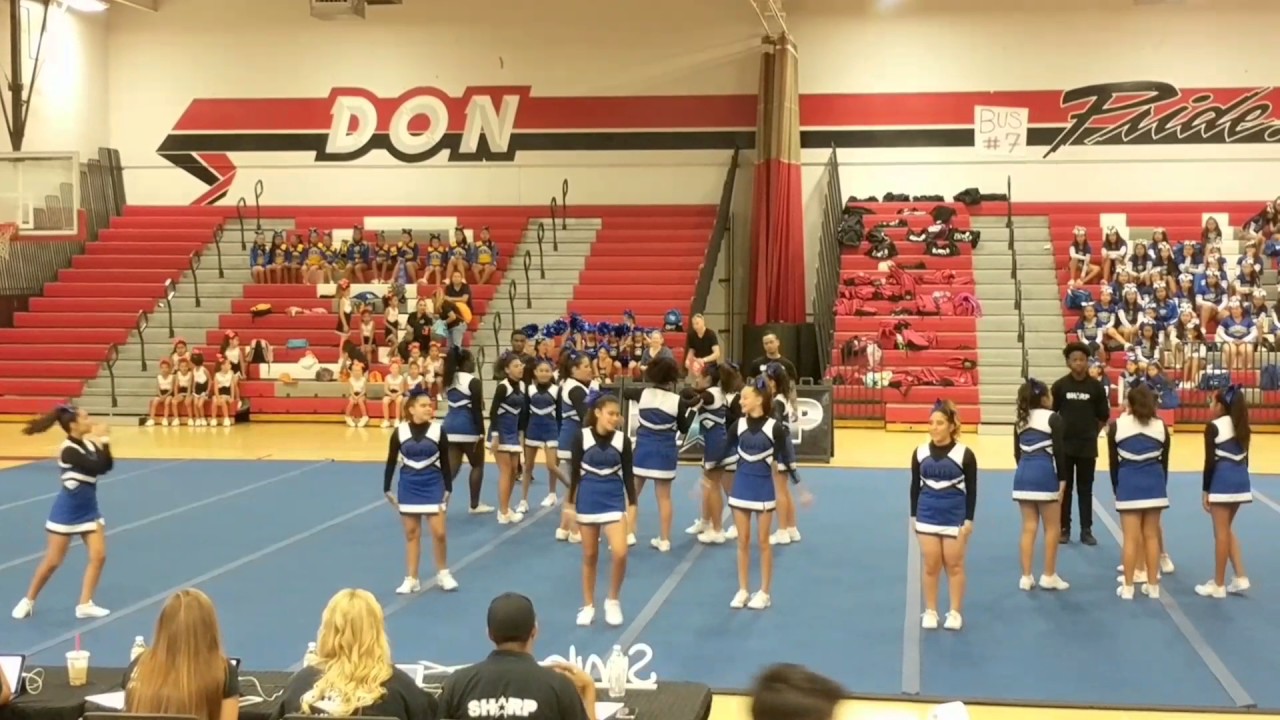 University Heights Middle School Cheer Squad @ S.H.A.R.P June 3rd 2017 ...