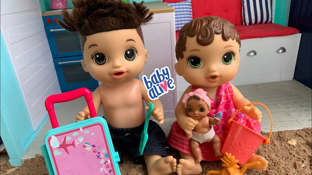 Packing Baby Alive Diaper bag and Suitcase for Vacation ️ - YouTube