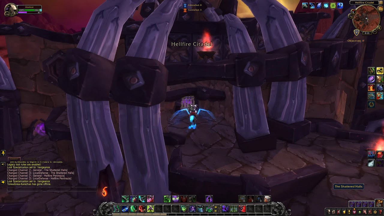 The Shattered Halls dungeon entrance - YouTube