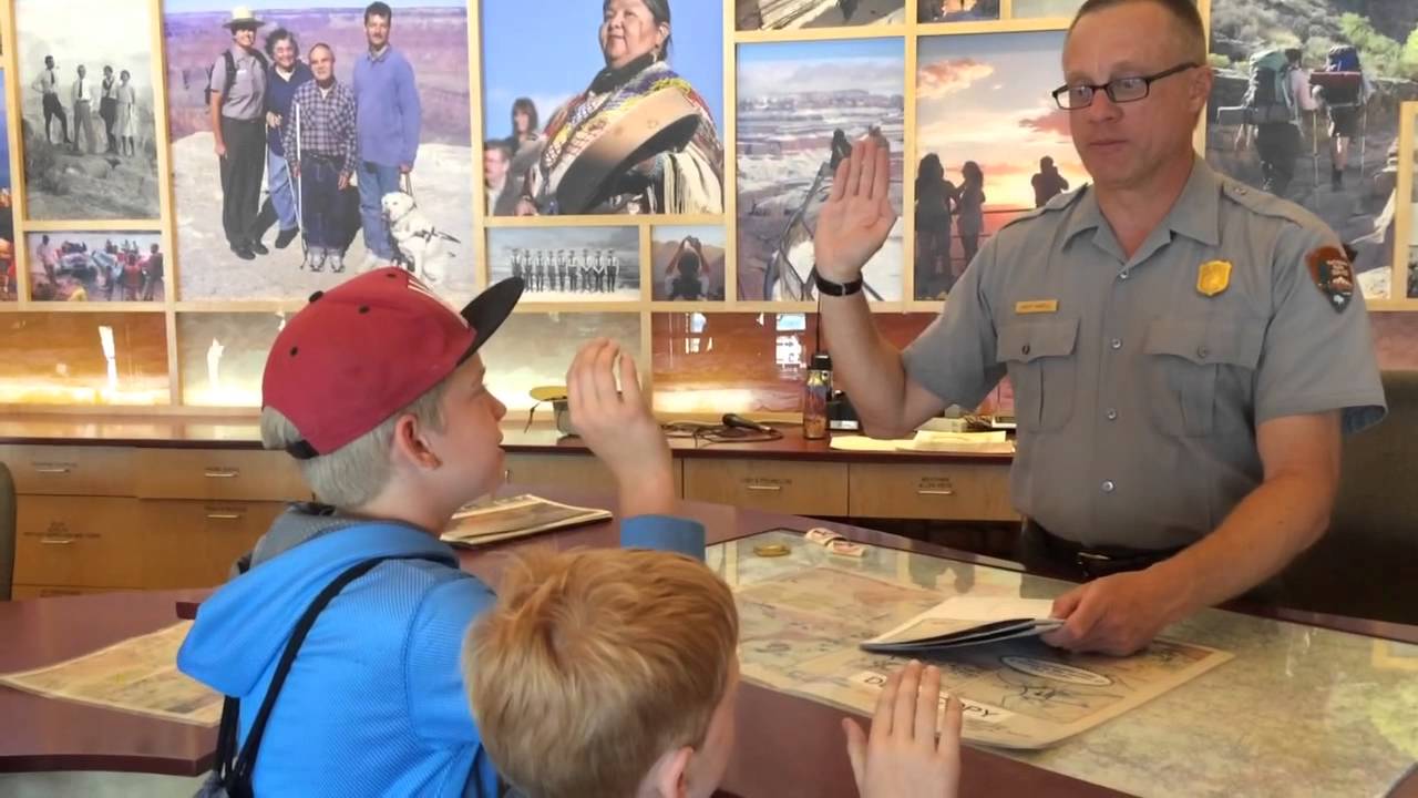 Jr ranger pledge - YouTube