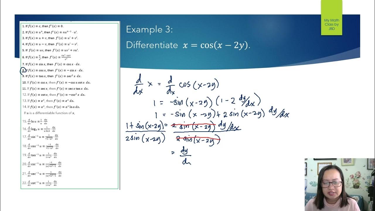 8 Implicit Differentiation and Related Rates Video Lesson - YouTube