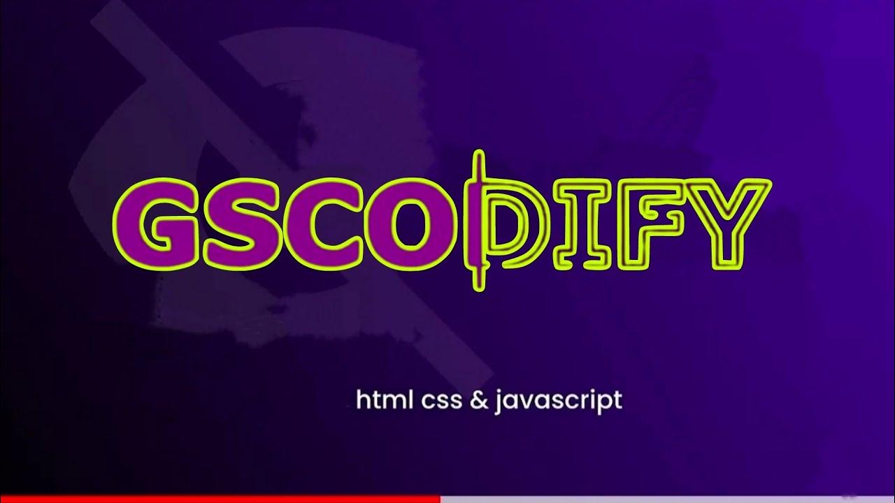 Easy Text Reveal Hover Effect in HTML & CSS | Gscodify Technical - YouTube