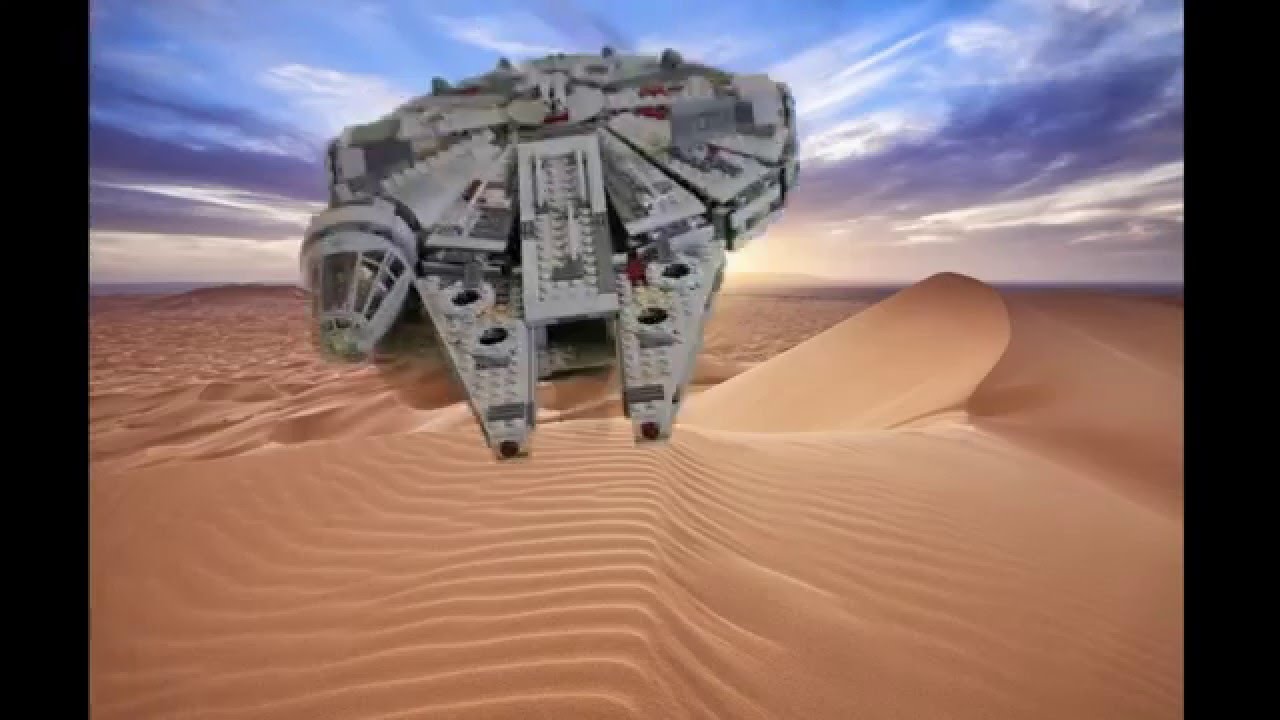 LEGO Star Wars The Force Awakens: Millennium Falcon Vs Tie Fighters ...