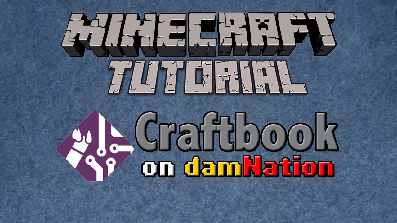 Minecraft Tutorial - Basic Craftbook - YouTube