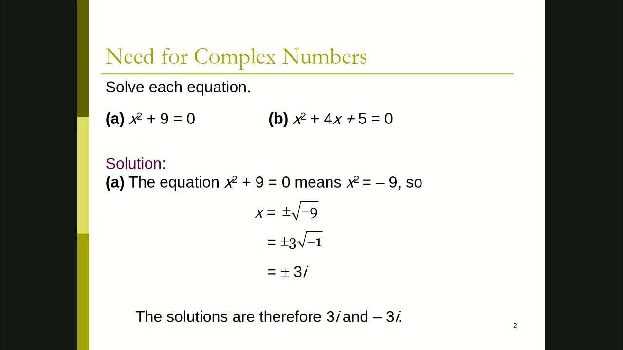 complex number part(1) - YouTube