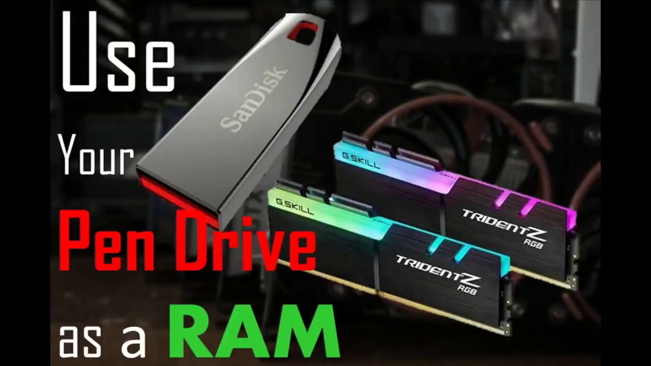 How to Increase Computer Performance||How to use Pen Drive as a RAM ...