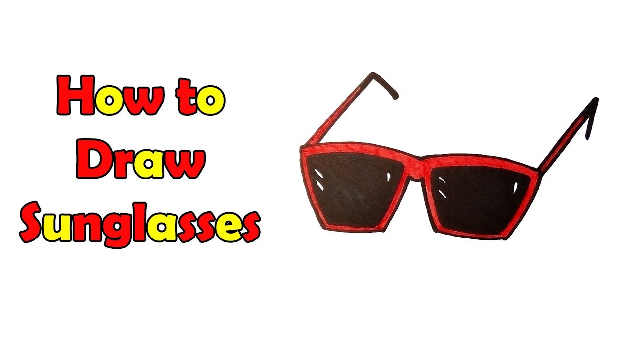 How To Draw Sunglasses Very Easy For Kids YouTube how-to-draw-sunglasses-very-easy-for-kids-youtube