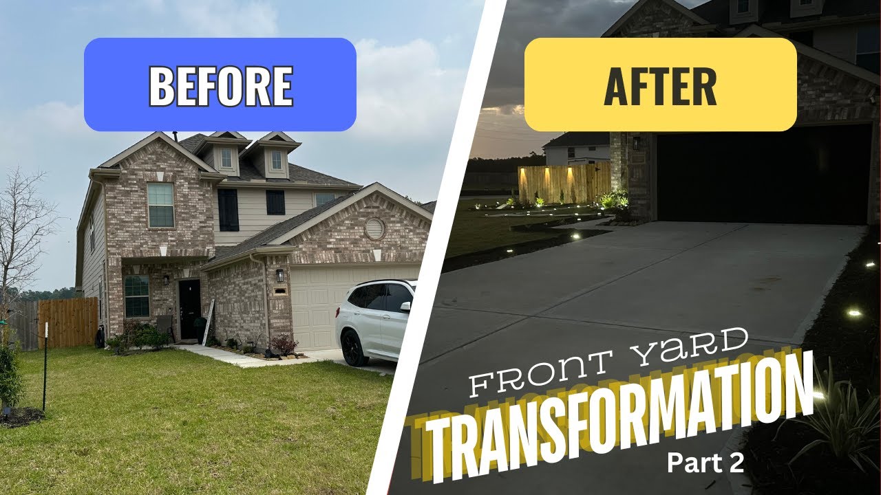 Front Yard Transformation Pt 2 - YouTube