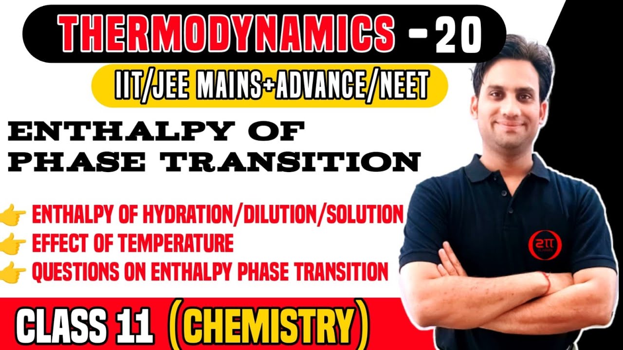 Class 11 Chap 6 | Thermodynamics 20 | Enthalpy of Phase Transition ...
