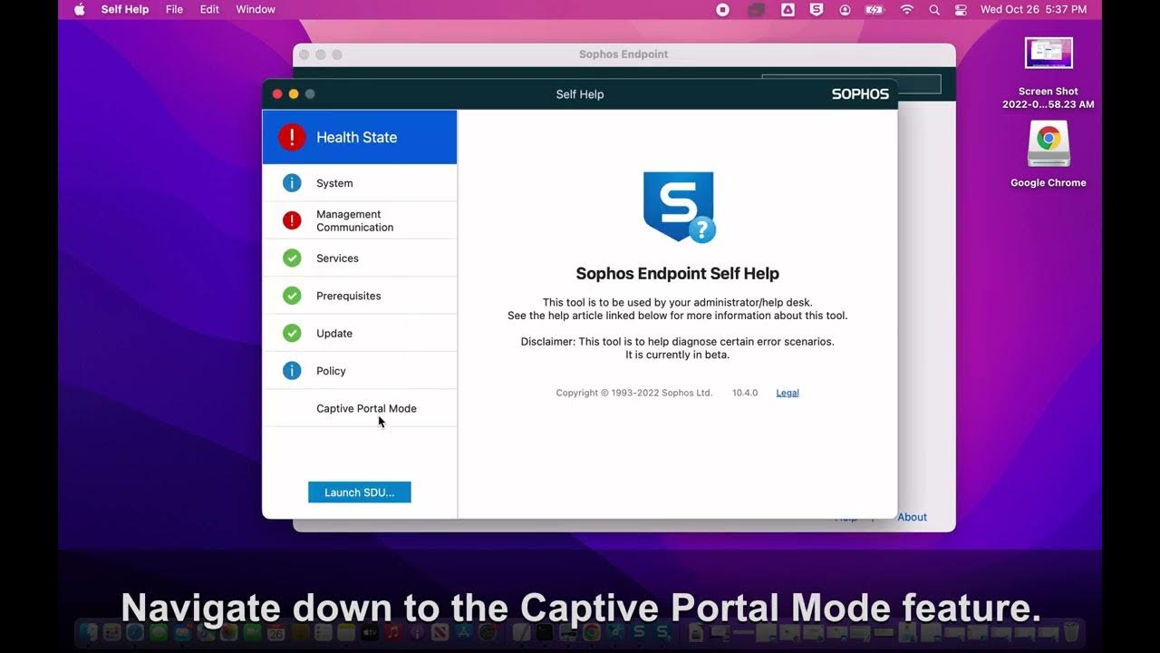 Enabling Captive Portal Mode on Sophos to Access Public WiFi - YouTube