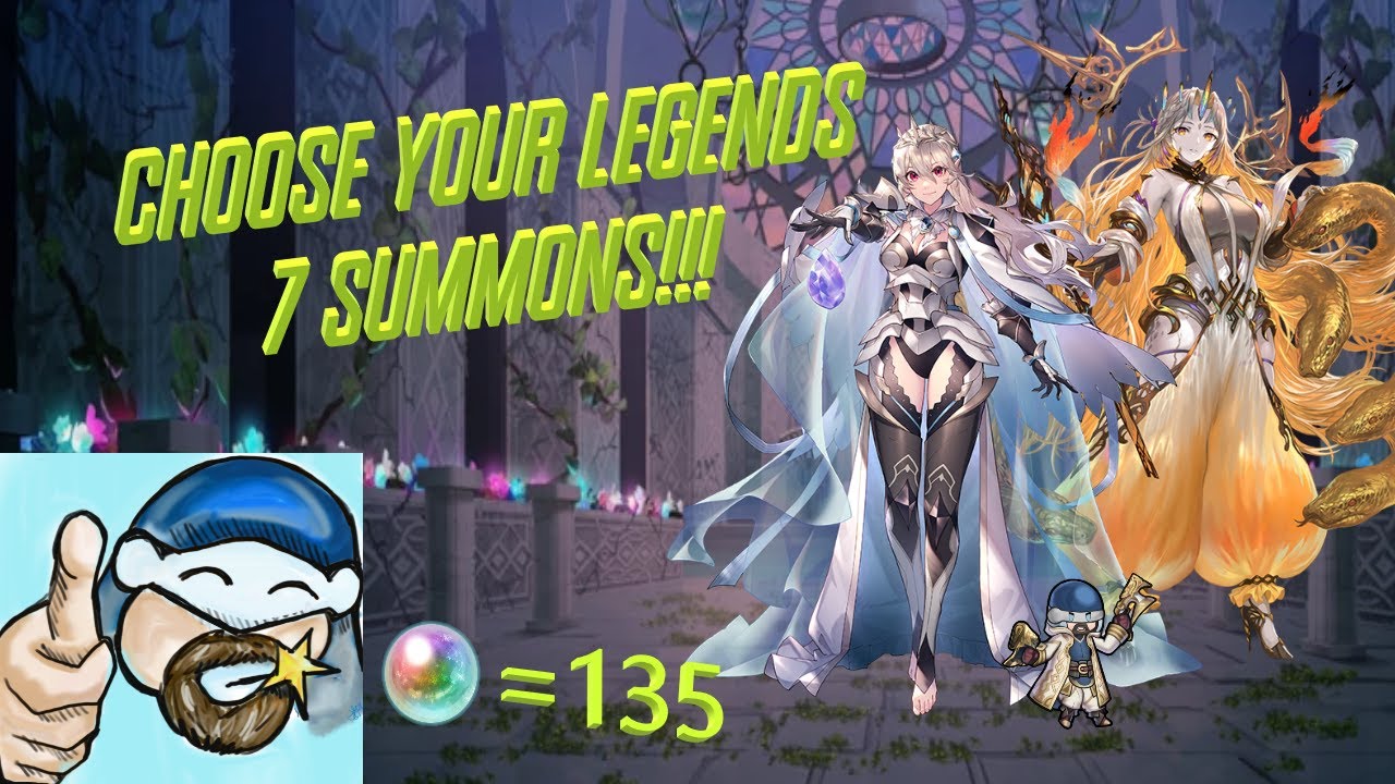 Choose Your Legends 7 Summons!!! - YouTube