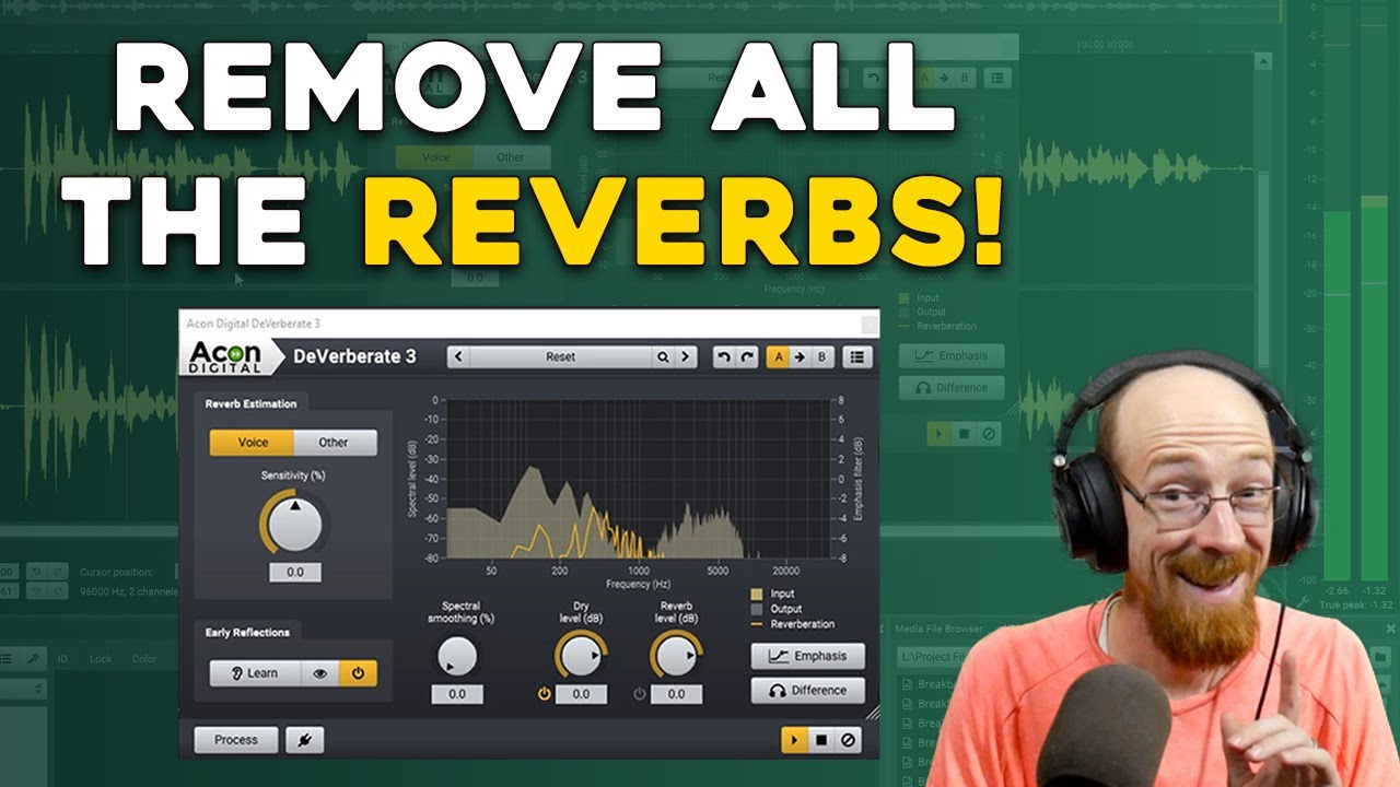 How to remove Reverb from any recording situation | ACON DeVerberate 3 ...