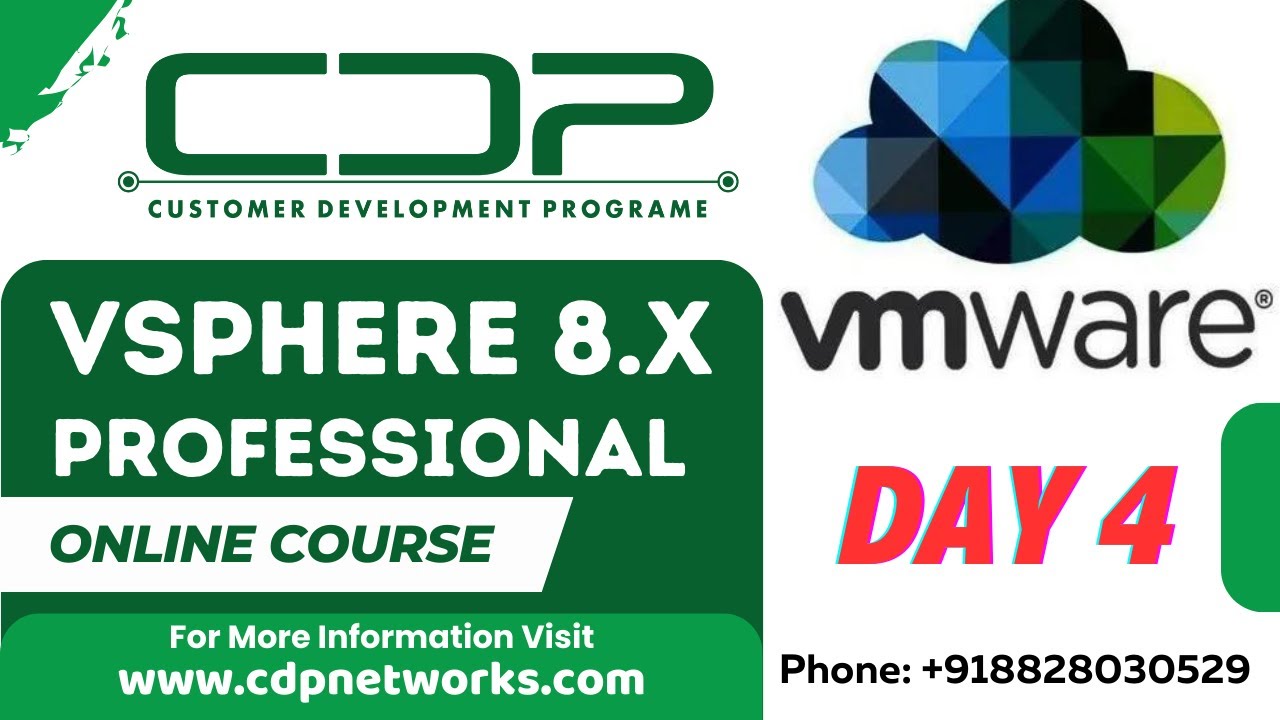 VMware vSphere 8.0 Training | Day 4 | Building Rack on ESXi & Deploying ...