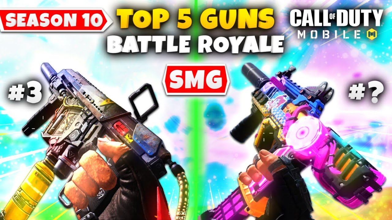 TOP 5 Fastest Killing SMGs In Battle Royale | COD Mobile | BEST SMG ...