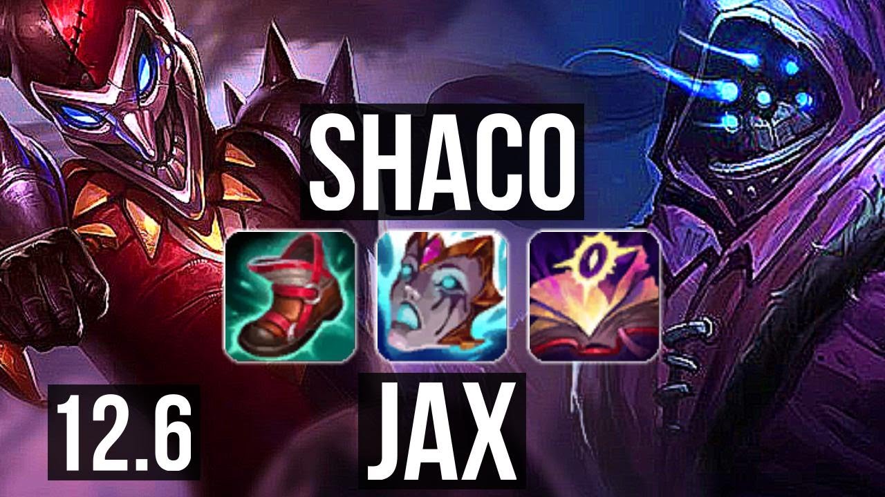 SHACO vs JAX (JNG) | 7/0/4, 3.5M mastery, 900+ games, Godlike | BR ...