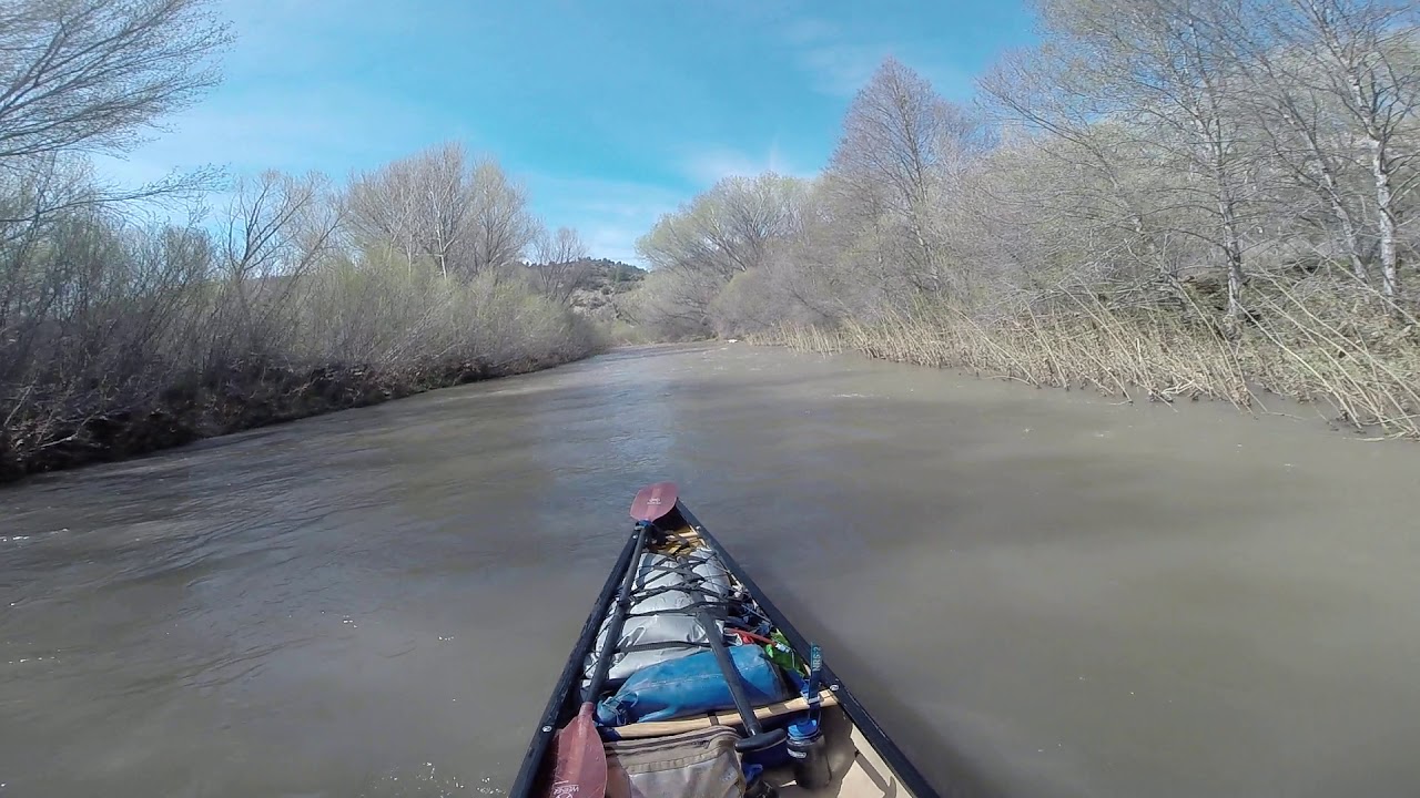 Gila River Gila-Cliff Valley #0 - Solo Canoe Trip - YouTube