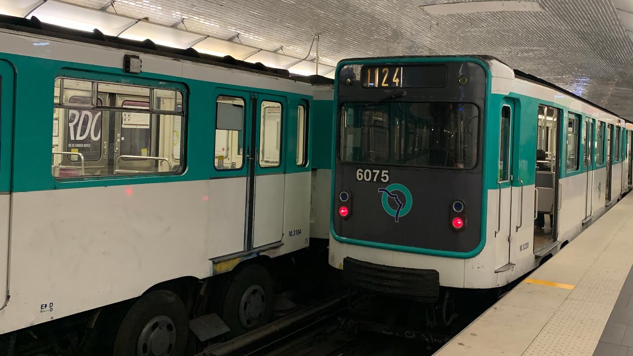 [Metro 11 RATP] Voyage dans un MP59 entre Mairie des Lilas et Porte des ...