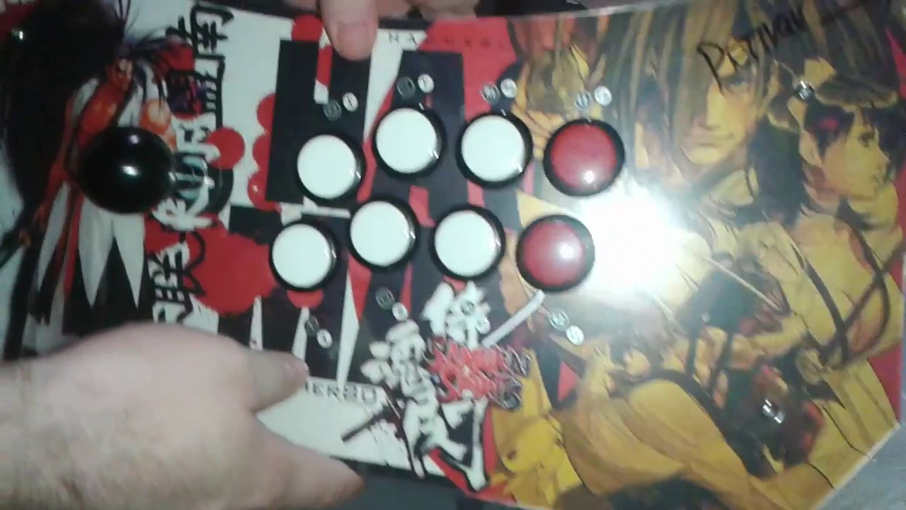 Unboxing: Controle 2nd Impact "Samurai Shodown" Full Sanwa - YouTube