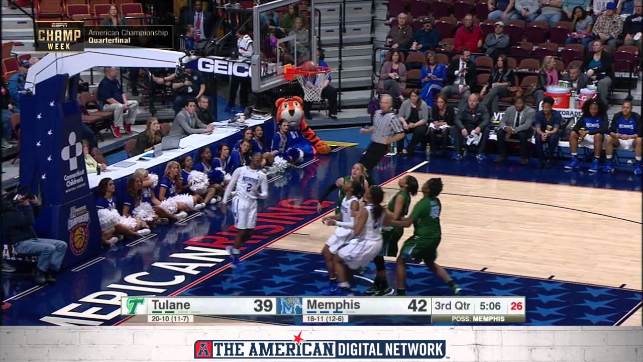 WBB Highlights - Tulane 70, Memphis 64 - YouTube