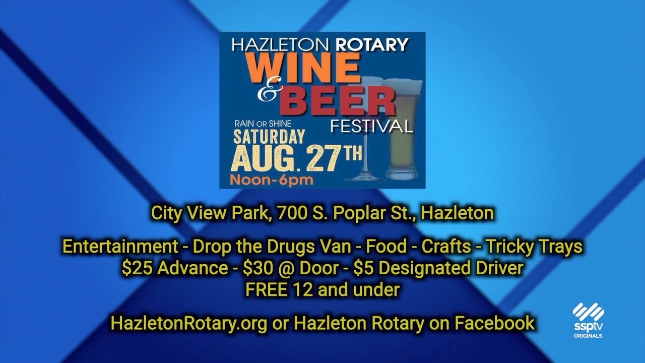 SSPTV News - 2022 Hazleton Rotary Wine & Beer Festival - YouTube