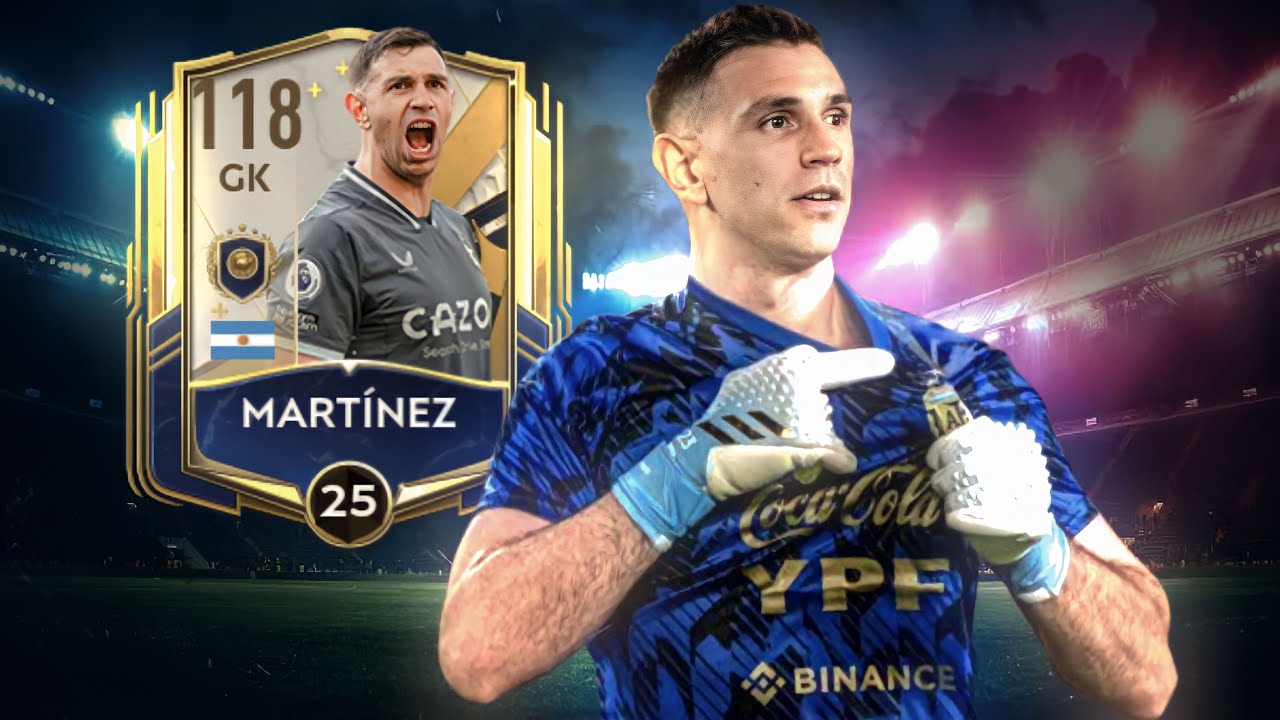 ¡PORTERAZO! REVIEW Emiliano "EL DIBU" Martínez 113 a 118 en FIFA Mobile ...