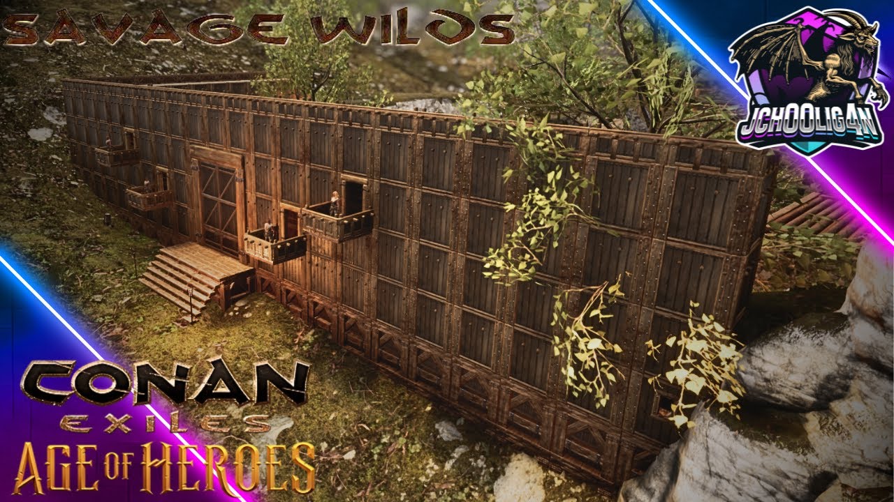 Preparing for the Purge: Walls and Thralls | Conan Exiles Savage Wilds ...