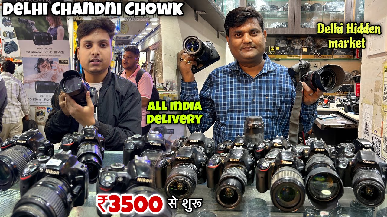 DSLR Camera 5000/-| Cheapest Camera Market In Delhi | Chandni chowk ...