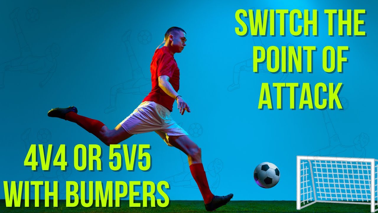 Small-Sided Soccer Game: 4v4 or 5v5 with Bumpers to Switch the Point of ...