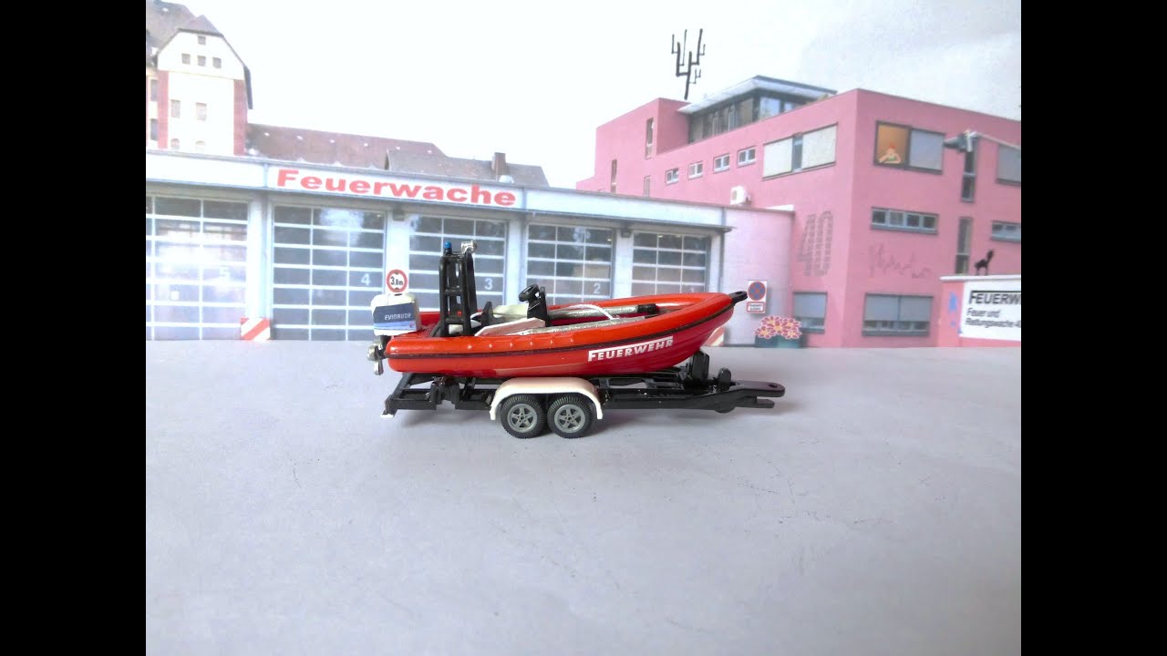 siku boat with trailer - YouTube
