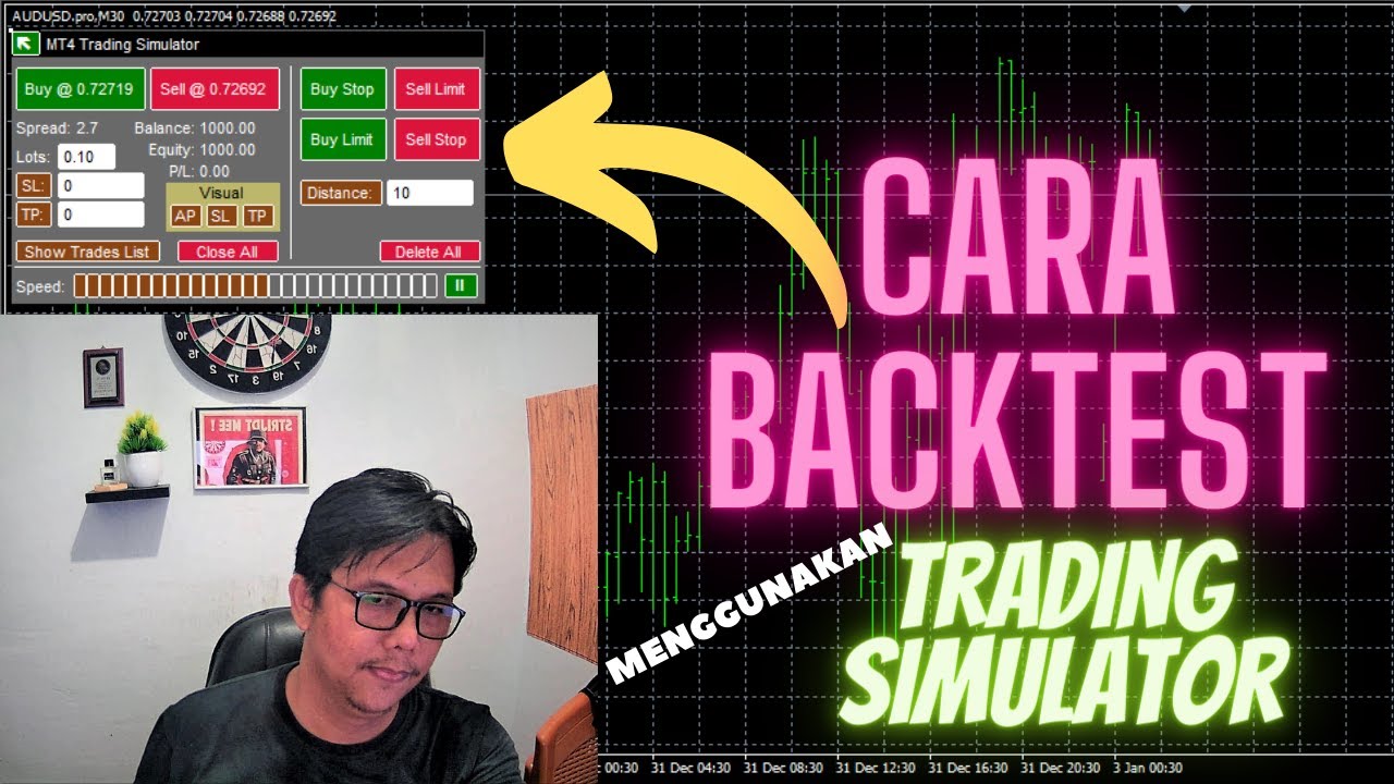 CARA BACKTEST MENGGUNAKAN TRADING SIMULATOR - YouTube