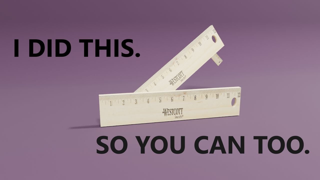 How to make a ruler in Blender in like some minutes Tutorial - YouTube