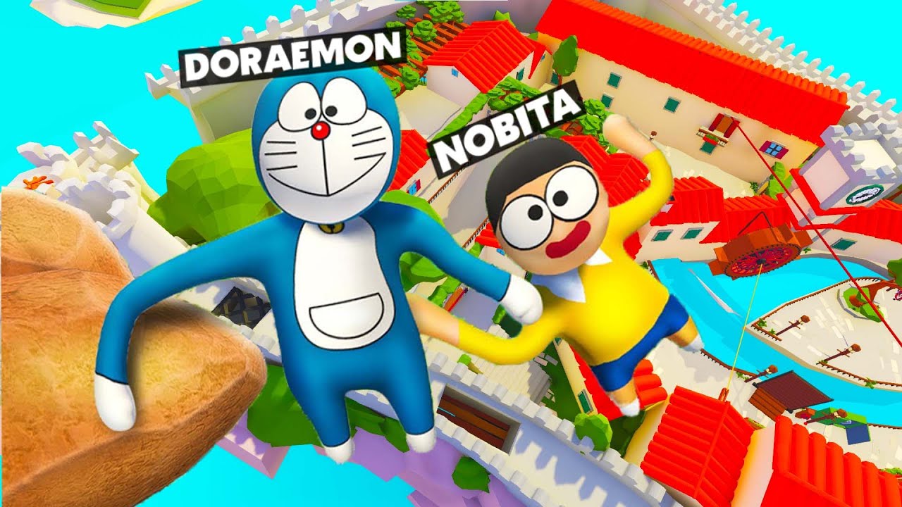 DORAEMON And NOBITA Become Plumber In HFF!!! - YouTube