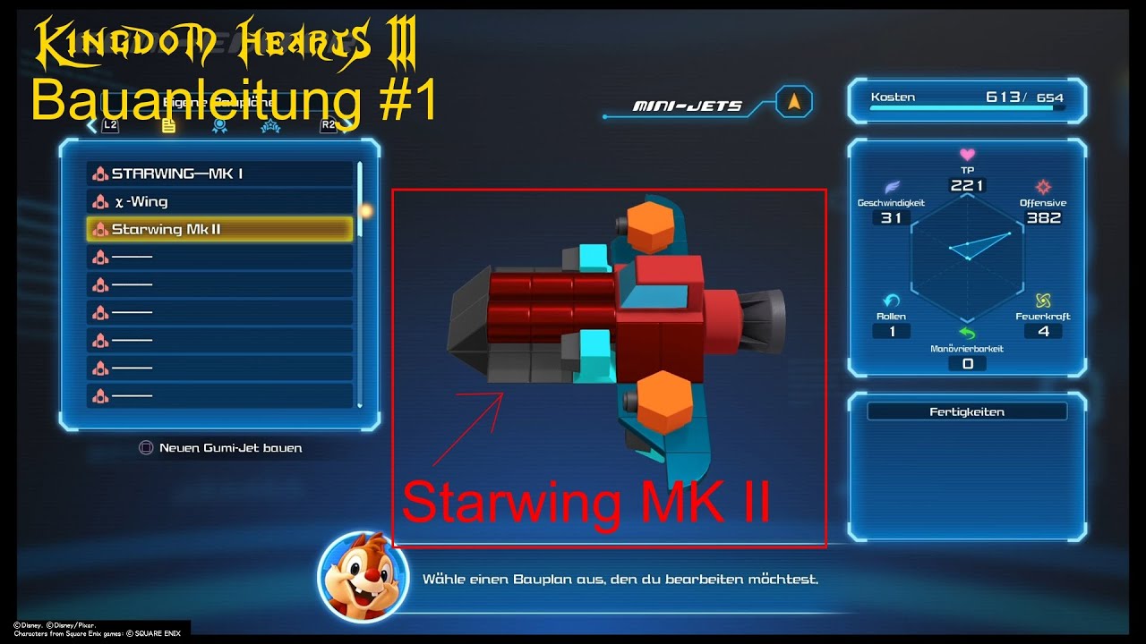 Gummi-Jet Bauanleitung | Starwing MK II - YouTube
