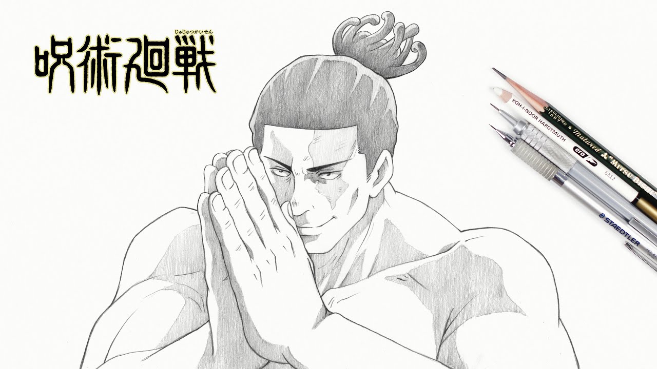 如何畫東堂葵 | 咒術迴戰 | 東堂葵 | 畫畫教學 | How to draw Todo Aoi | Jujutsu Kaisen ...