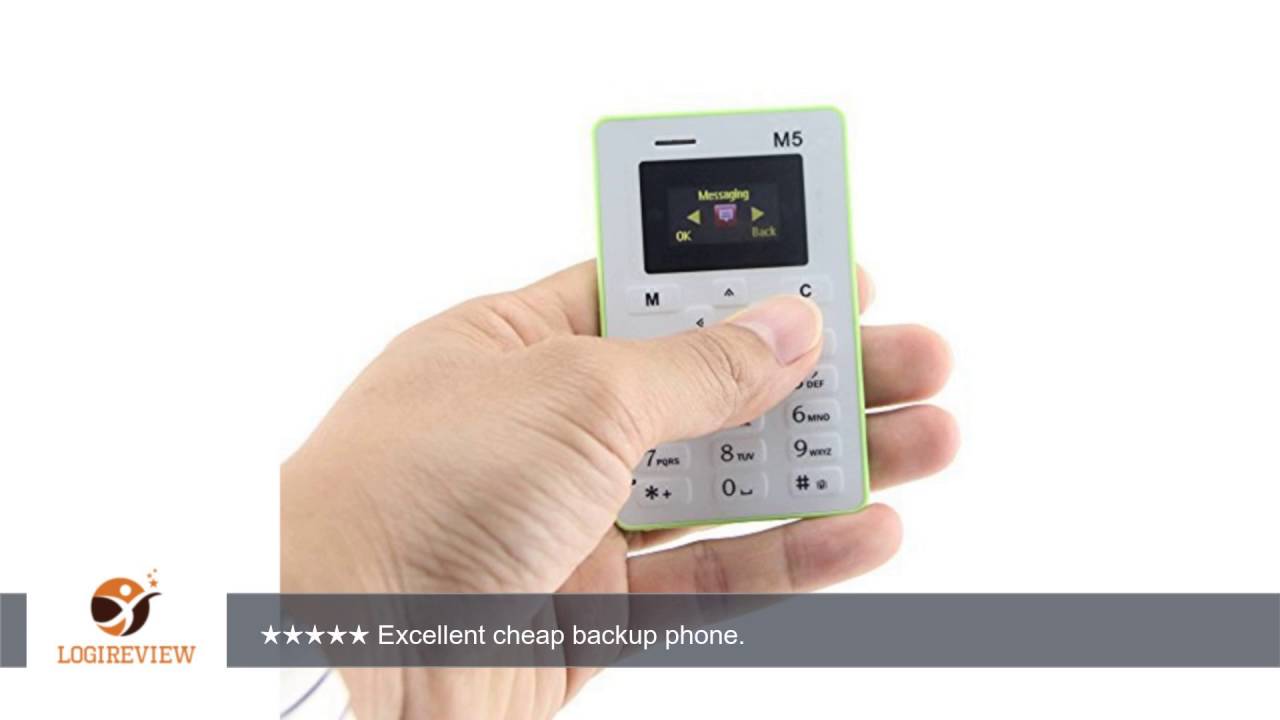 Crony New Model Aeku M5 Mini Card Cell Phones GSM Ultra Thin 320mah ...
