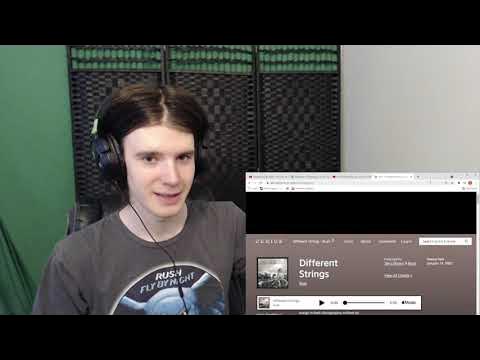 First listen to Rush - Different Strings (REACTION) - YouTube