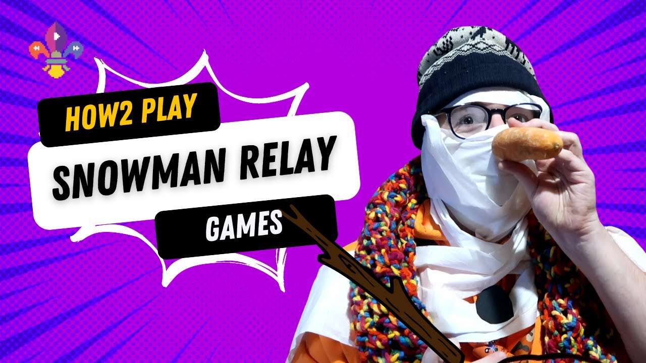 HOW2 PLAY Snowman Relay | SCOUTADELIC - YouTube