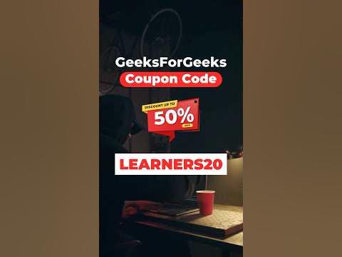 Geeks For Geeks Coupon Code | GFG Coupon Code | Gfg best offer # ...