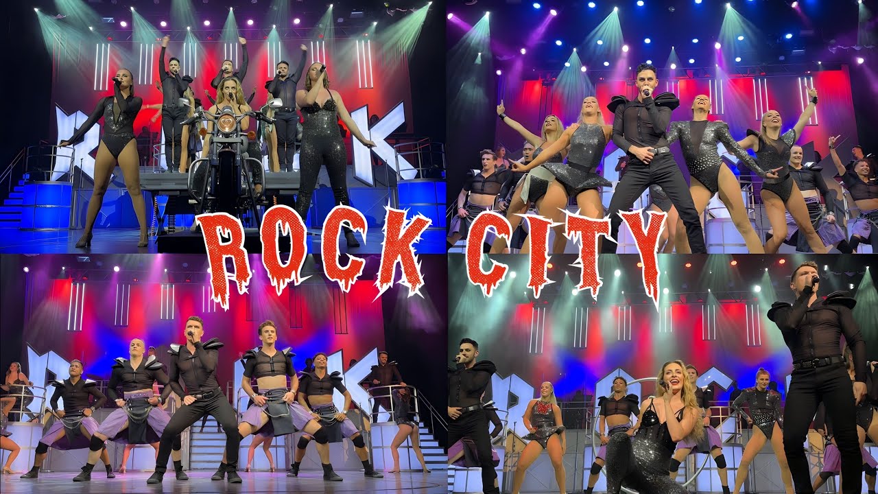 ROCK CITY - Production Show on Celebrity Solstice - YouTube