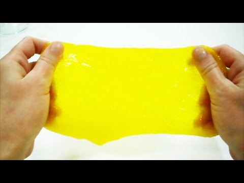 Como hacer Slime Amarillo Experimento casero Receta Hazlo tu mismo ...