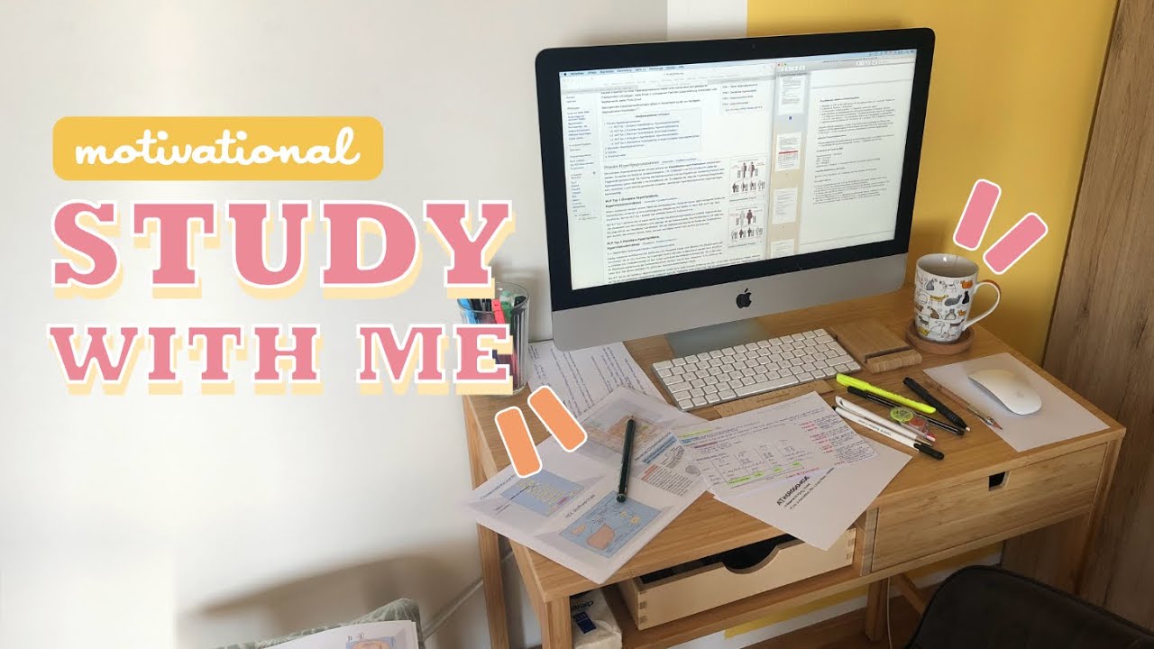 Motivational study with me during quarantine - let's do this! - YouTube