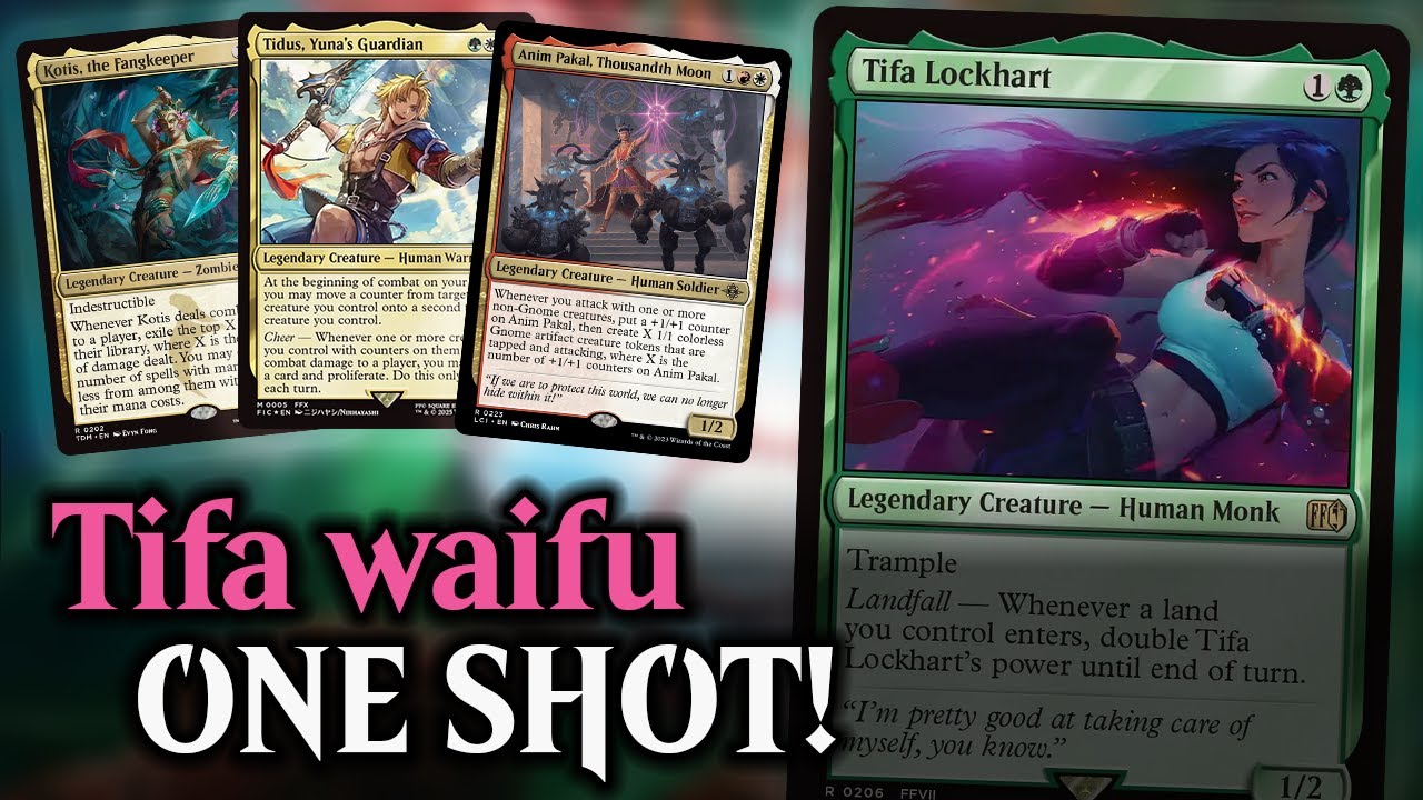 Tifa Lockhart ONE PUNCH | MTG Commander Gameplay | tribalkai - YouTube