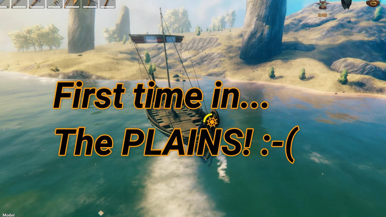 Valheim: The Plains area first time... - YouTube