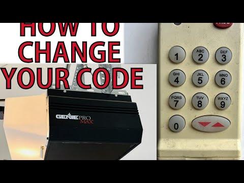 How To Change the Garage Code on a Genie Pro Max Garage Door Opener ...