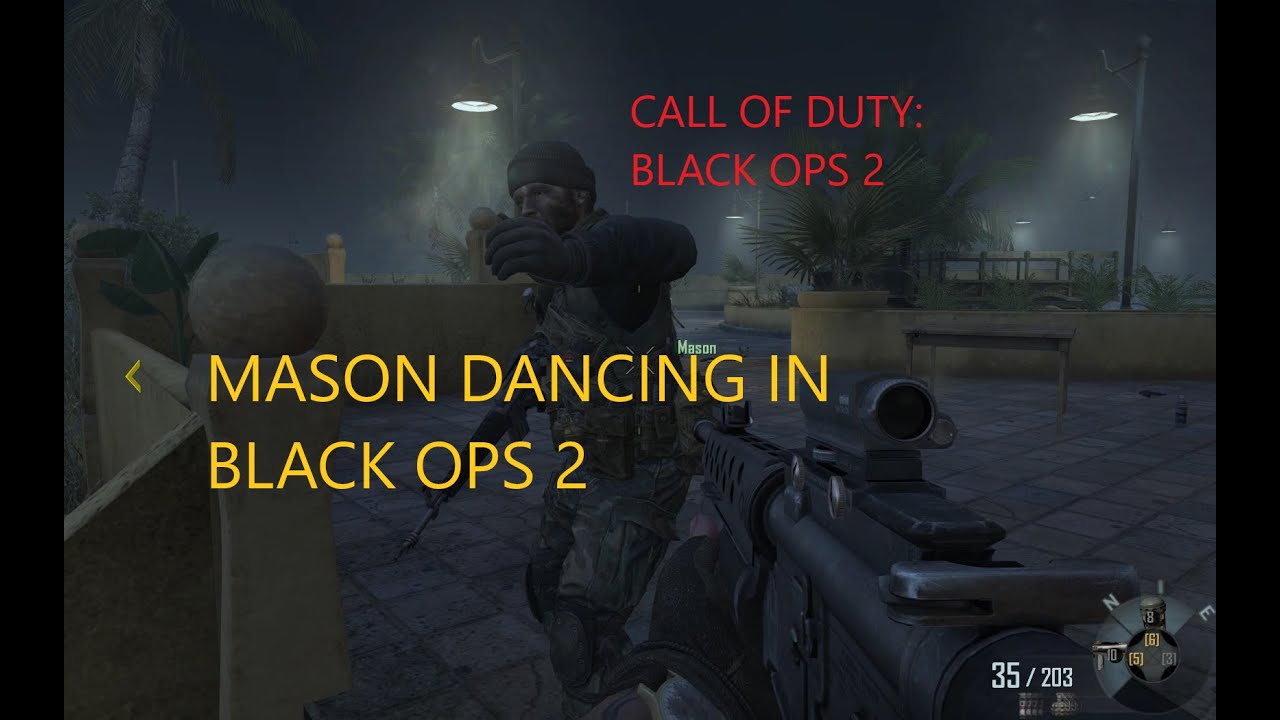 MASON DANCING IN BLACK OPS 2 - YouTube