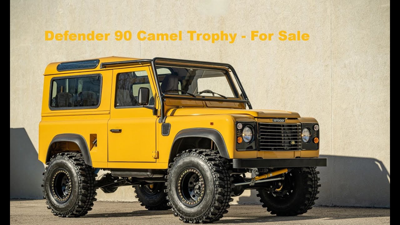 1997 Defender Camel Trophy D90 Land Rover Sandglow Yellow Full Build ...