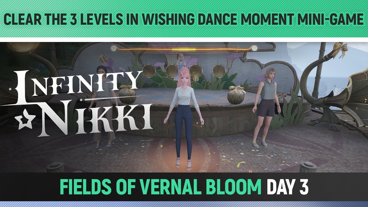 Infinity Nikki - Clear the 3 levels in Wishing Dance Moment mini-game ...