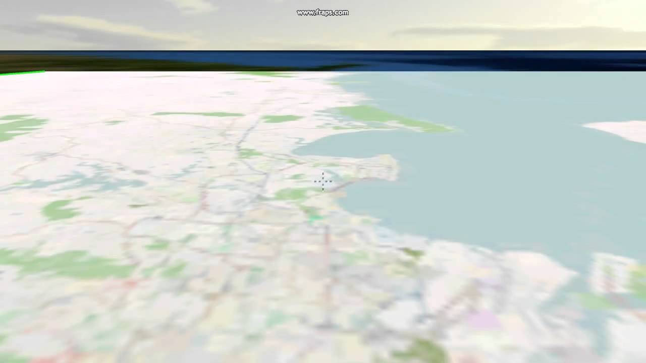 HD OpenGL Brisbane Open Street Map - Background Swaps - YouTube